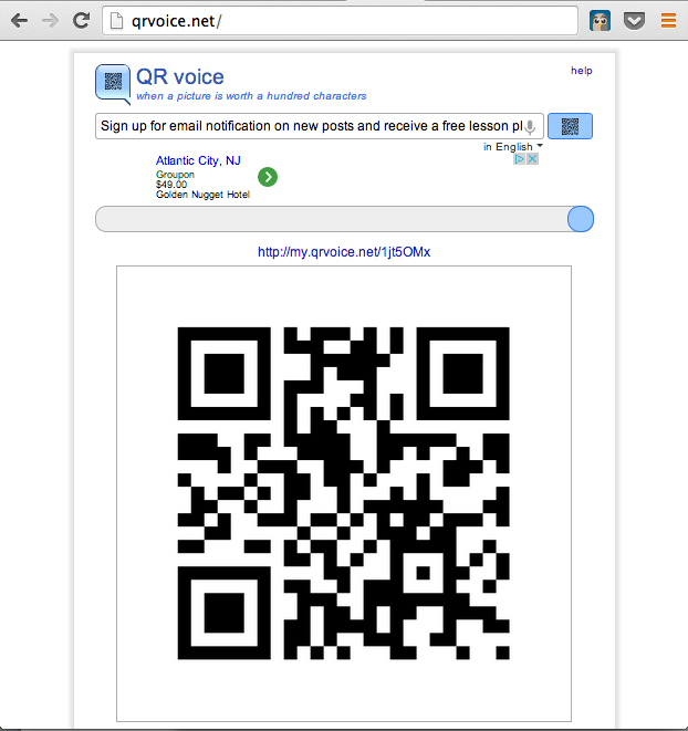 Talking QR Codes? Try out this Audio QR Codes tip - Class Tech Tips