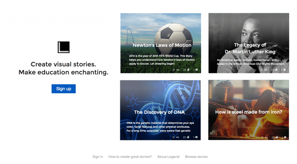 Legend: An Exciting Visual Storytelling Platform - Class Tech Tips