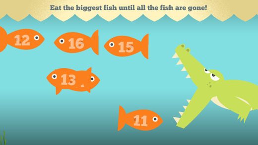 Greater Gator Comparing Numbers App for iPad - Class Tech Tips