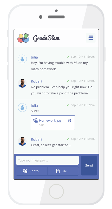 Chat-Based, On-Demand Tutoring Service from GradeSlam - Class Tech Tips