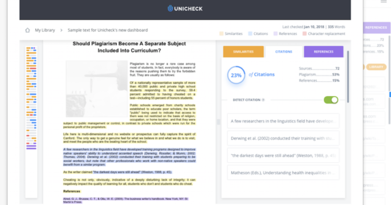 Unicheck Similarity Checker for Google Docs - Class Tech Tips