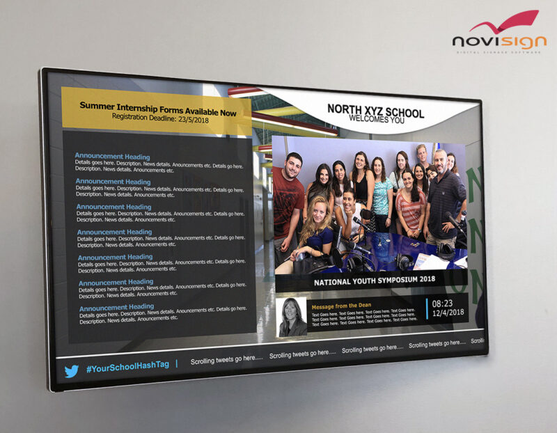Keep Students Informed with Digital Signs in Schools - Class Tech Tips