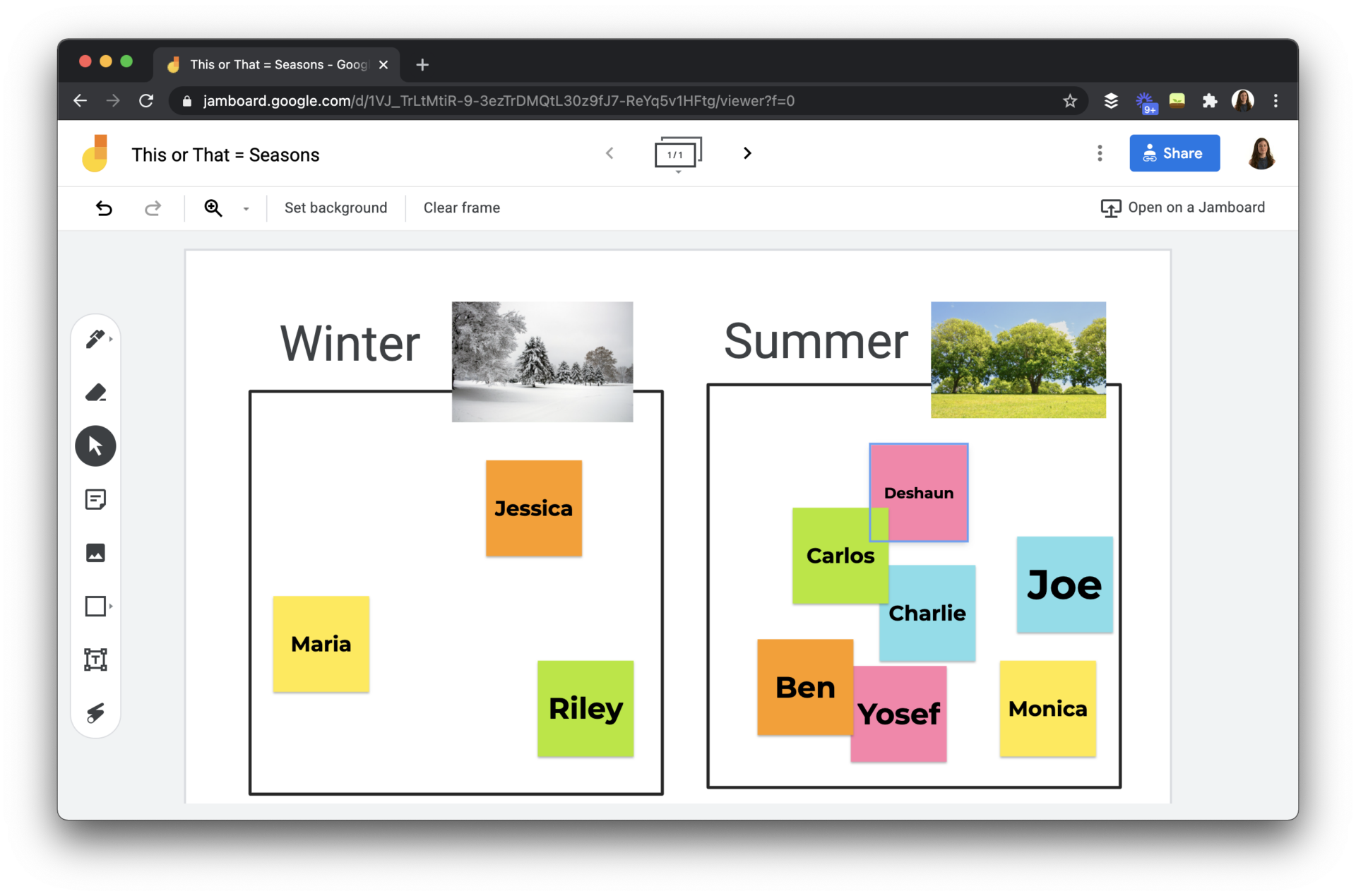 5 Quick Activities to Try with Jamboard Tomorrow - Class Tech Tips