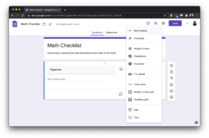 How to Create a Digital Checklist with Google Forms - Class Tech Tips