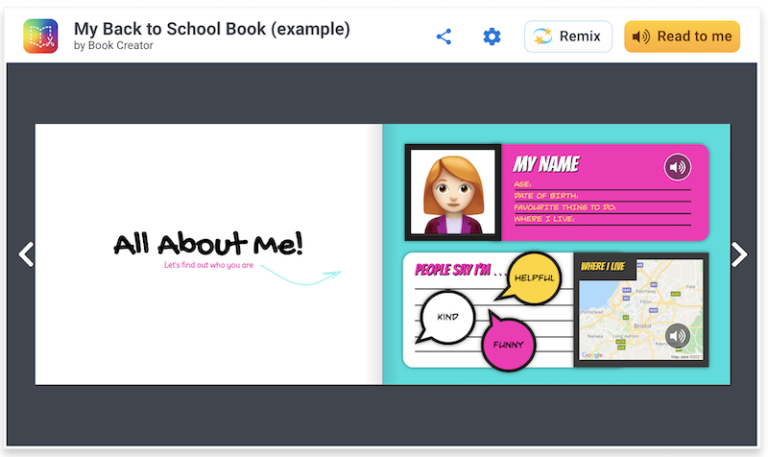 Starting the School Year with Book Creator Activity Ideas - Class Tech Tips