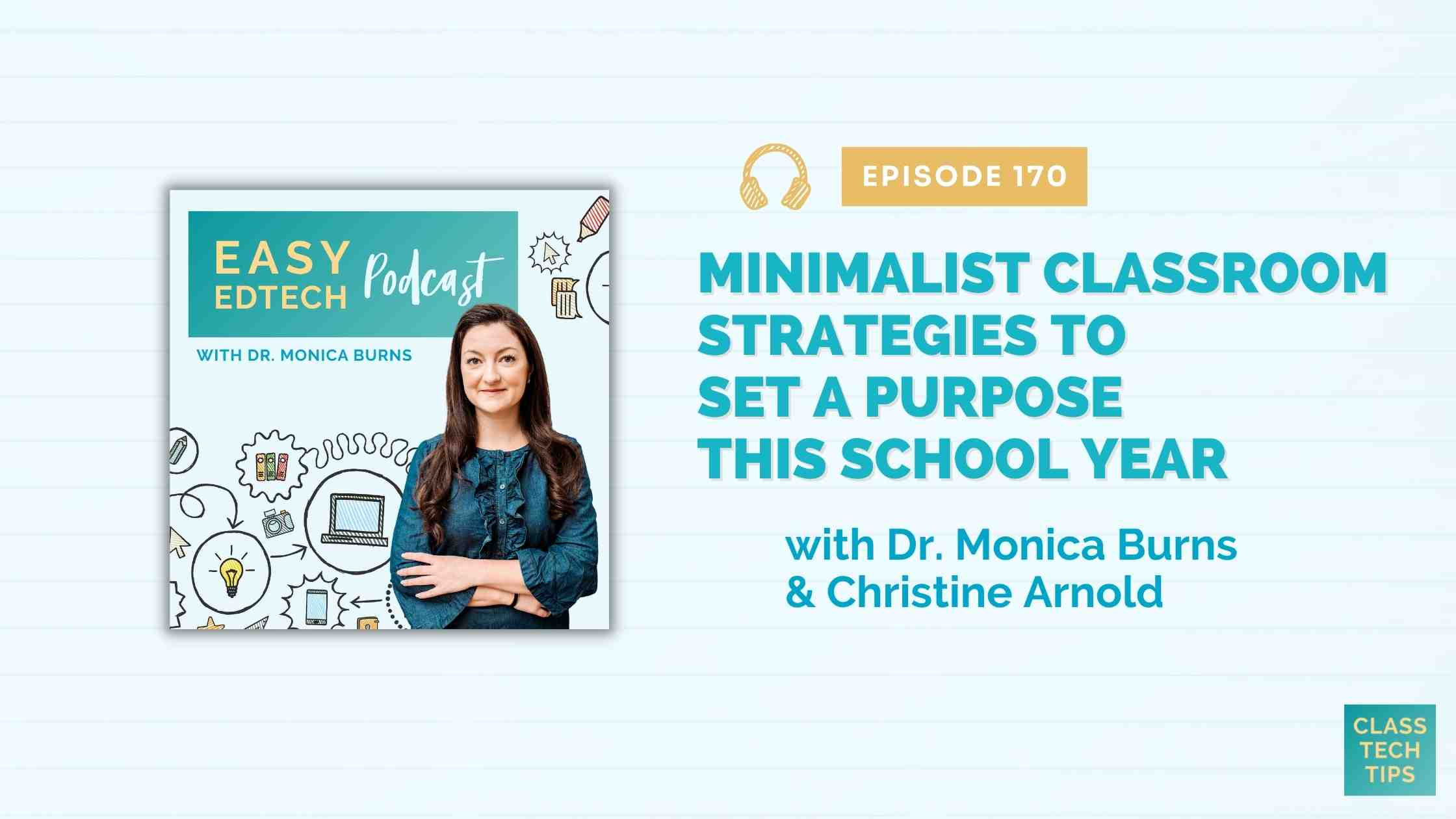 Minimalist Classroom Strategies to Set a Purpose This School Year with ...