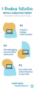 3 Reading Activities with a Creative Twist - Easy EdTech Podcast 172 ...