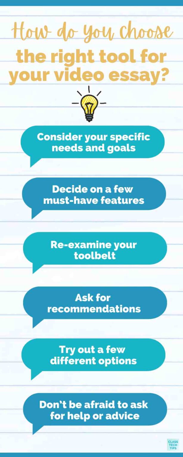 How to Create a Video Essay with Students - Class Tech Tips