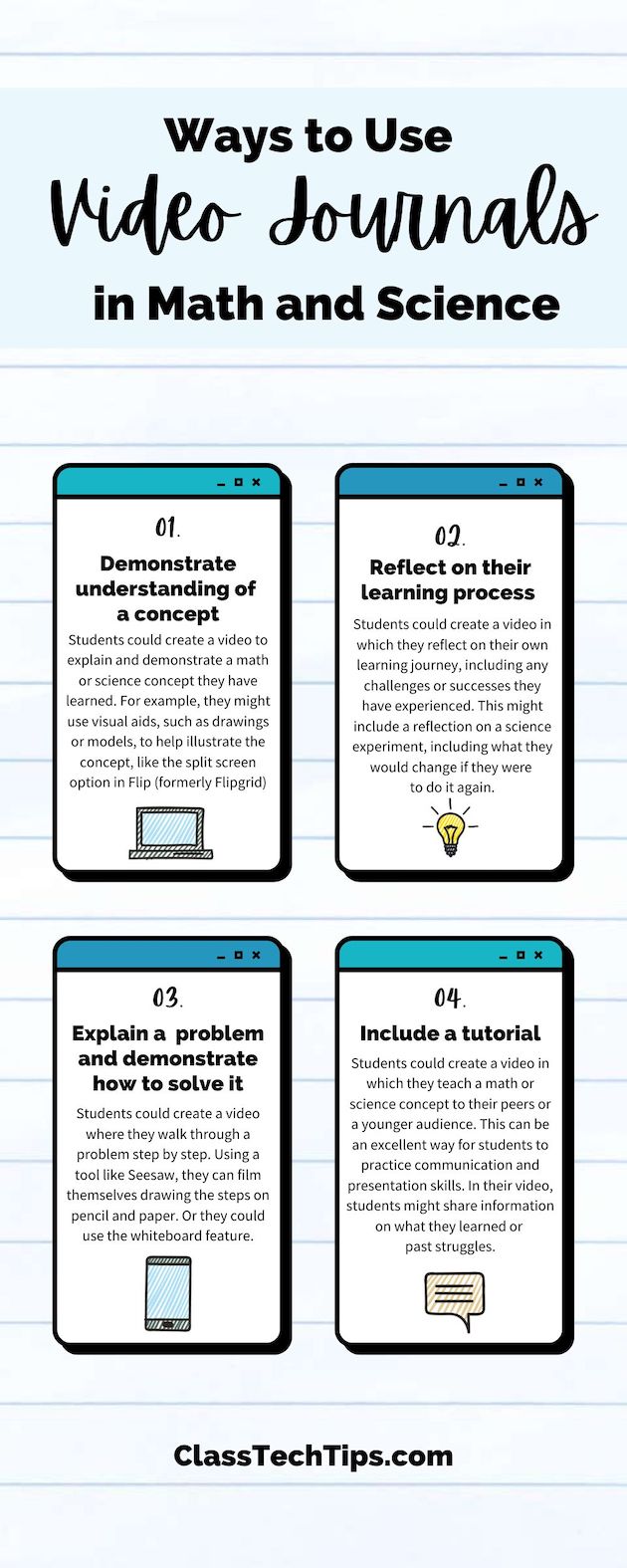 Video Journals in the Classroom - Class Tech Tips