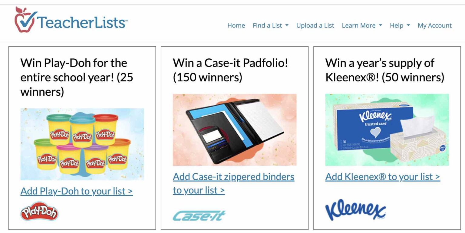 Classroom Supply List Giveaway for Teachers - Class Tech Tips