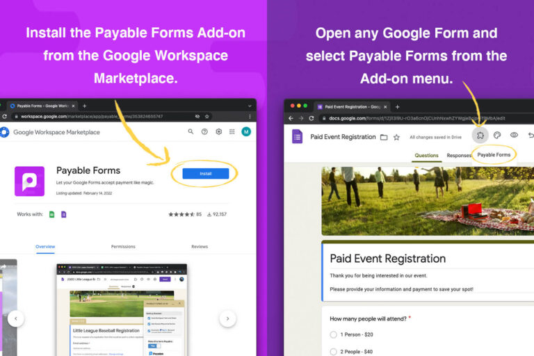 How to Use a Google Form to Collect Payments for School Events - Class ...