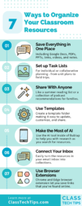 Organize Your Classroom and Educational Materials - Class Tech Tips