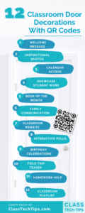 12 Tips for Classroom Door Decorations with QR Codes - Class Tech Tips