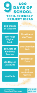 Creative 100 Days of School Project Ideas - Class Tech Tips