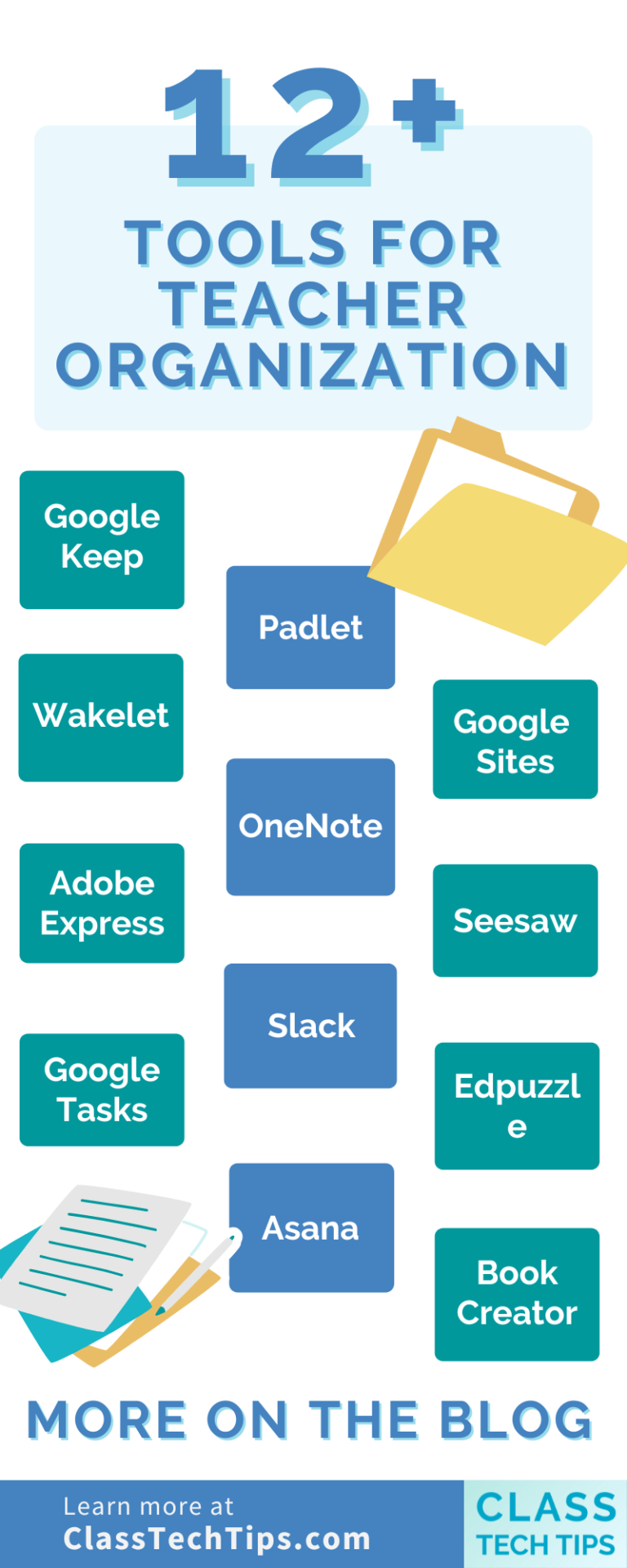 13 Somewhat Surprising Tools for Teacher Organization - Class Tech Tips