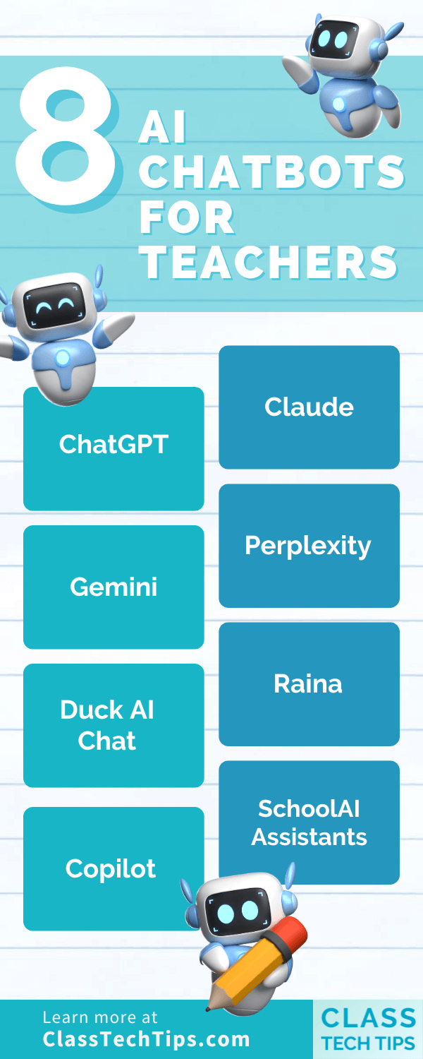 8 AI Chatbots for Teachers: A Simple Guide and Quick Tips - Class Tech Tips