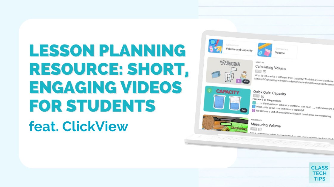Lesson Planning Resource: Short, Engaging Videos for Students - Class ...